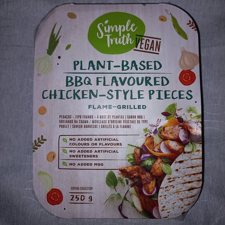 Simple Truth Plant-Based BBQ Flavoured Chicken-Style Pieces Review ...