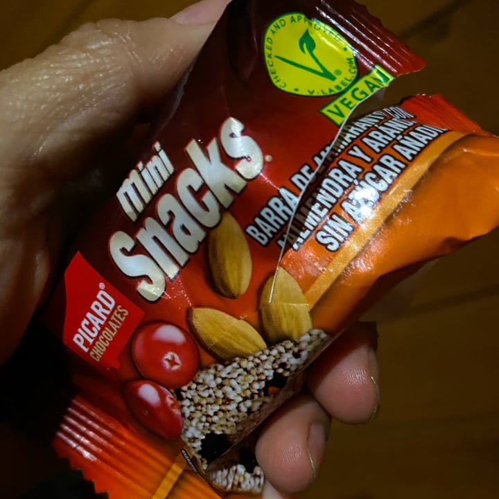 Picard chocolates Mini snacks Barra De Amaranto con Almendra Sin Azúcar ...