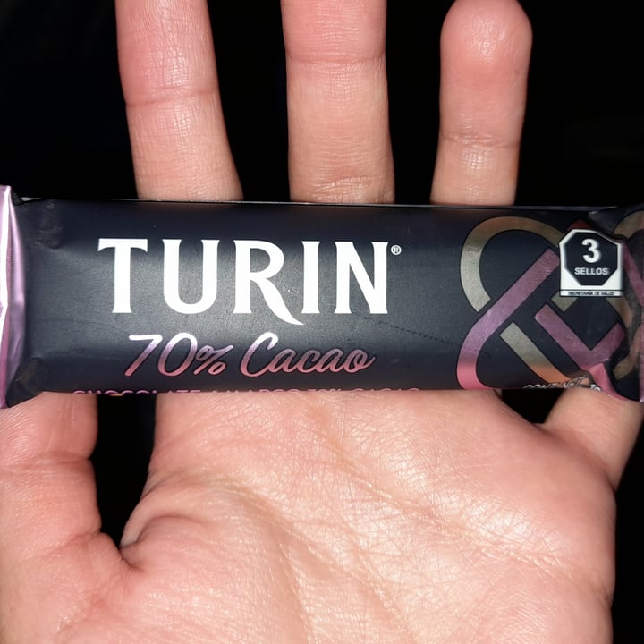 Turin Chocolate 70% Cacao, barra 18g Review | abillion