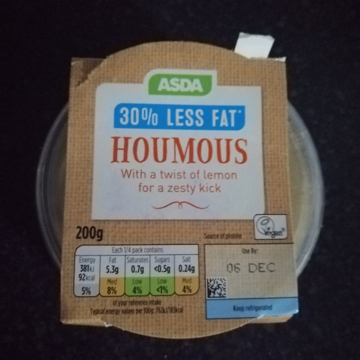 ASDA Houmous less fat Review | abillion