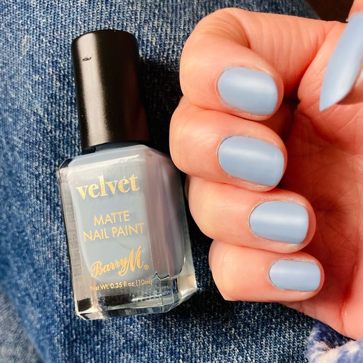 Barry M Velvet Matte Nail Paint - Lake House Review | abillion