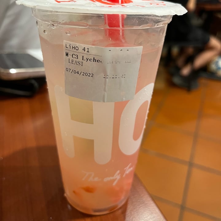 LIHO Jurong East, Singapore Lychee Rose Jing Syuan Tea Review | abillion