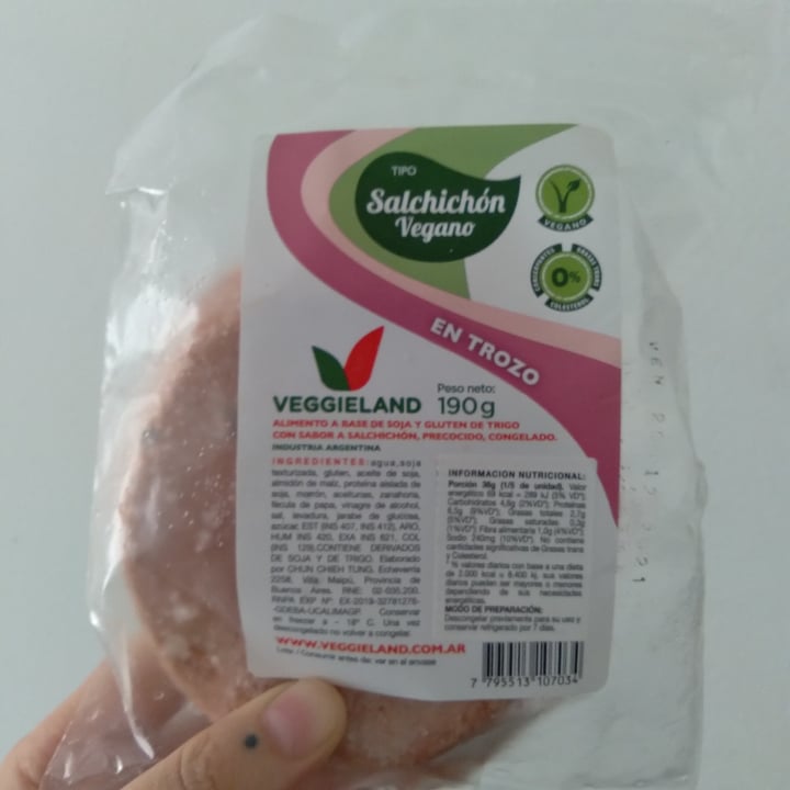 Veggieland Salchichón primavera en trozo Review | abillion