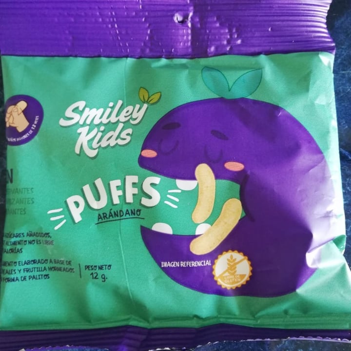 Smiley kids Puffs Arándano Review | abillion