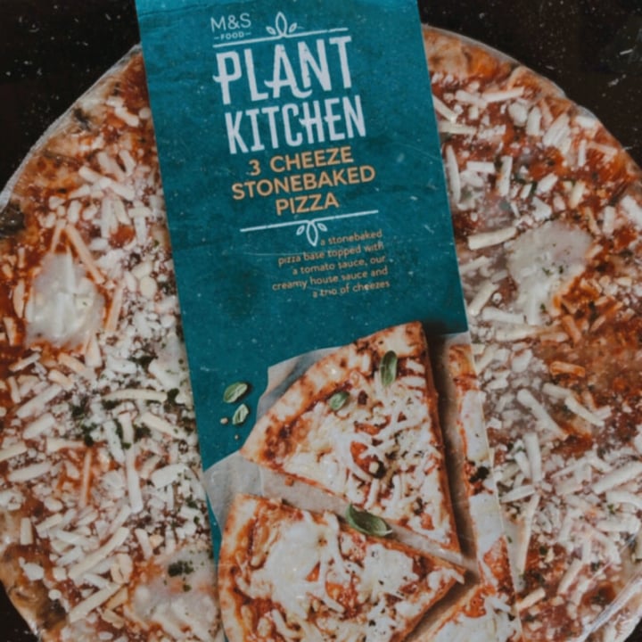 Plant Kitchen (M&S) 3 cheeze stonebaked pizza Review | abillion