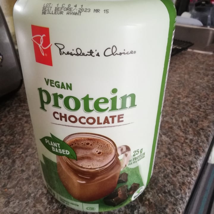 President's Choice Plant Based Protein Powder - Chocolate Review | abillion