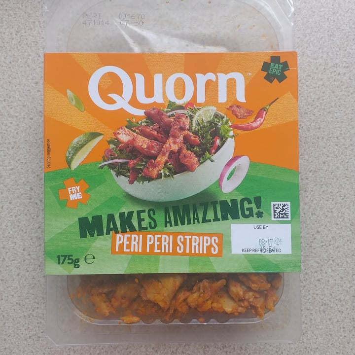 Quorn Peri peri strips Review | abillion