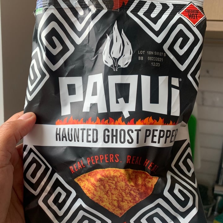 Paqui Chips Haunted Ghost Pepper Review | abillion