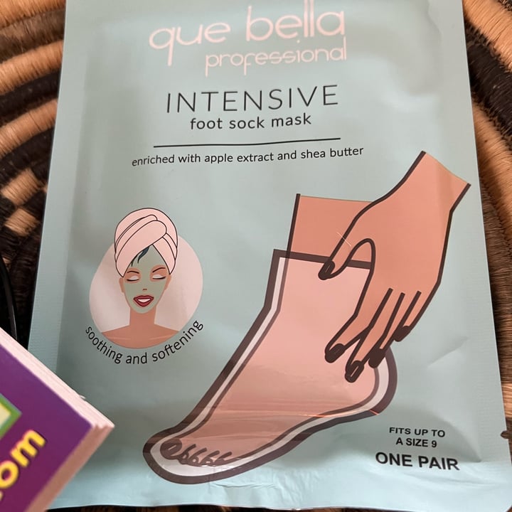 Que Bella Professional Intensive Foot Sock Mask Review | abillion