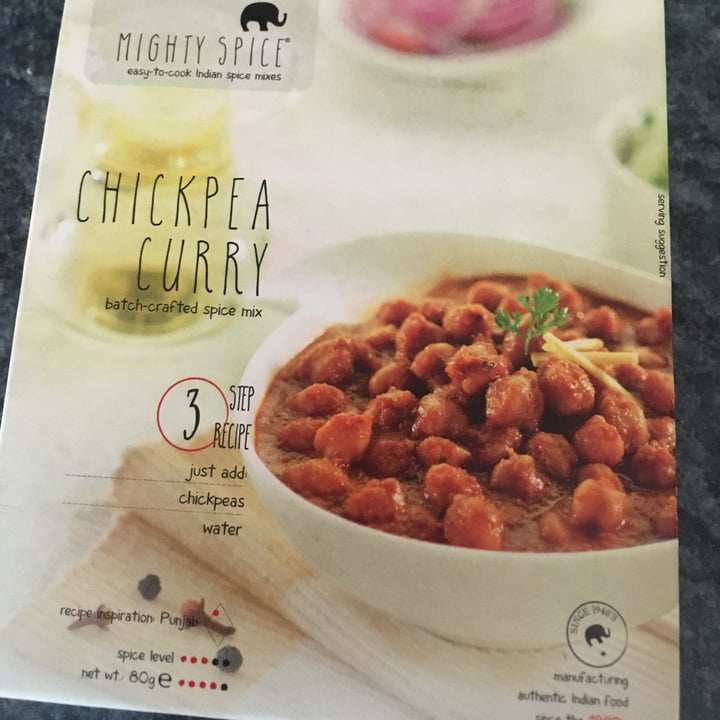 Mighty spice Chickpea curry Review | abillion