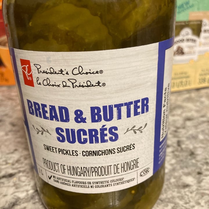President's Choice Bread and butter pickles Review | abillion