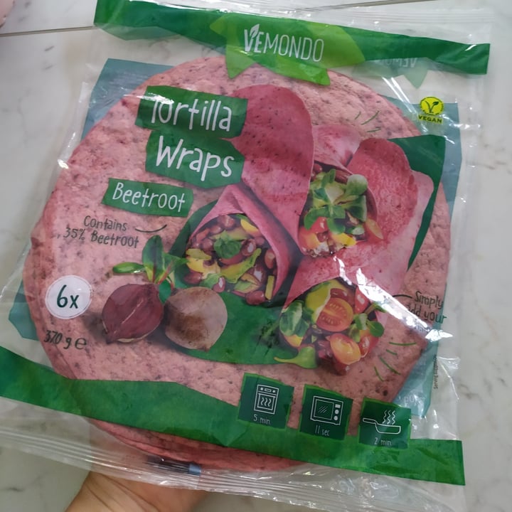 Vemondo Tortilla Wraps Beetroot Review | abillion