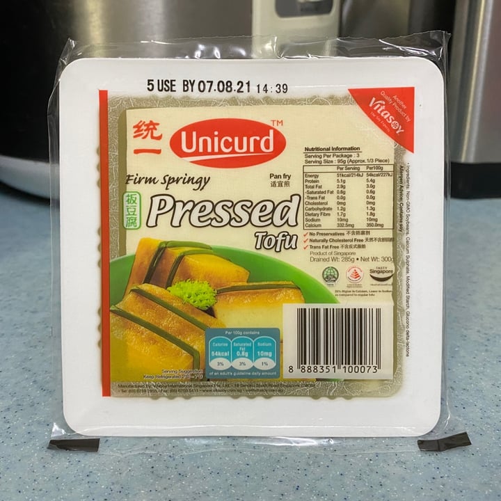Unicurd Pressed Tofu Review | abillion