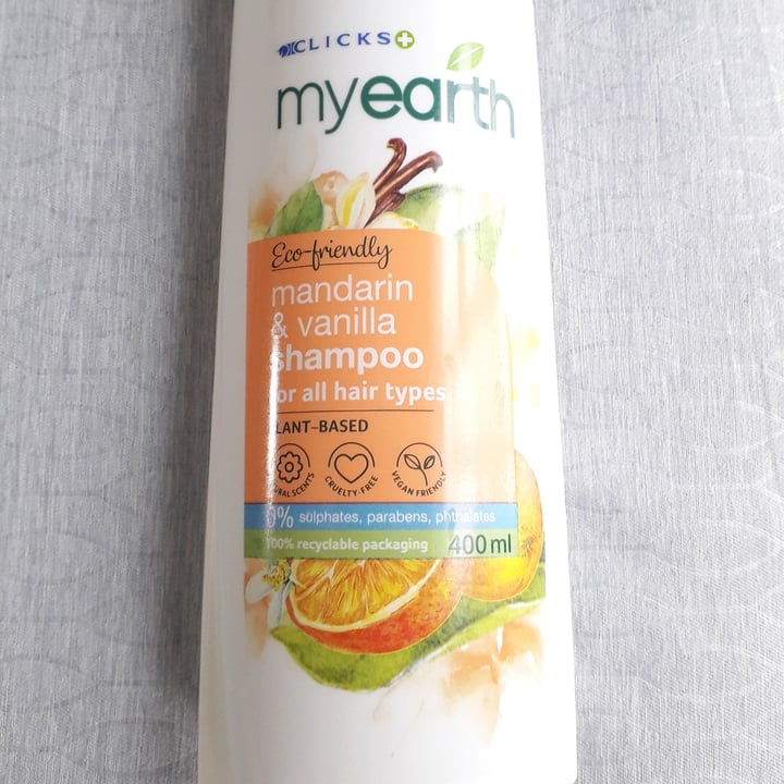 Clicks health and beauty My Earth Mandarin and Vanilla Shampoo Review ...