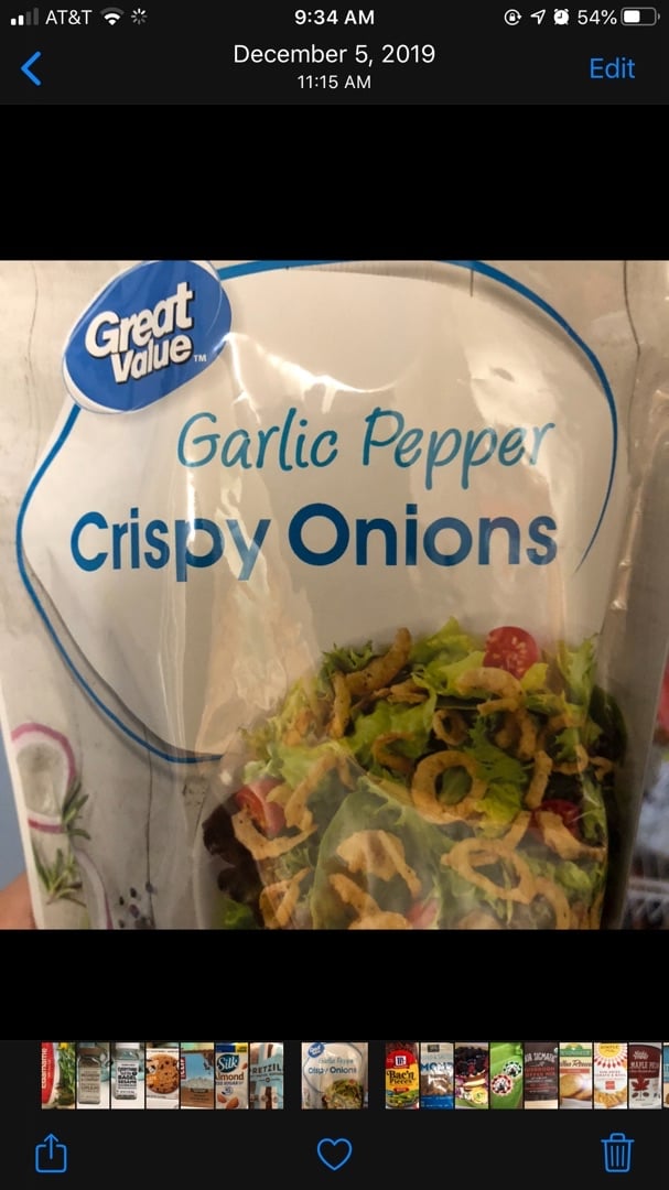 Great Value Garlic Pepper Crispy Onions Review | abillion