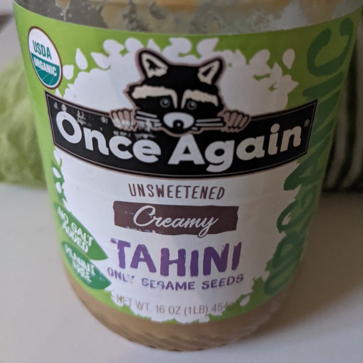 Once Again Unsweetened Creamy Tahini Review | abillion