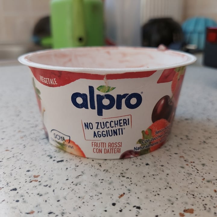 Alpro Yogurt Red Fruits With Dates Review | abillion