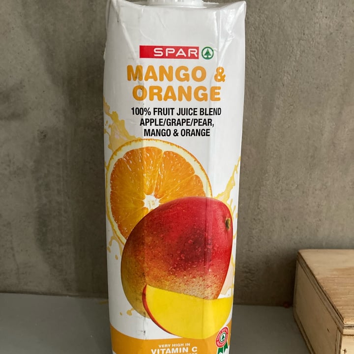 Spar Mango & orange 100% fruit juice blend Review | abillion