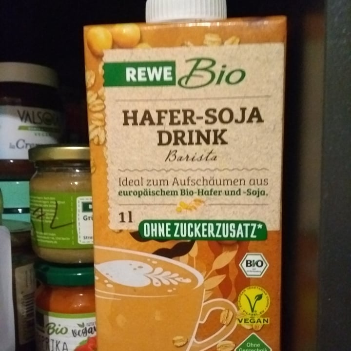 Rewe Bio Hafer Soja Drink Barista Review | abillion