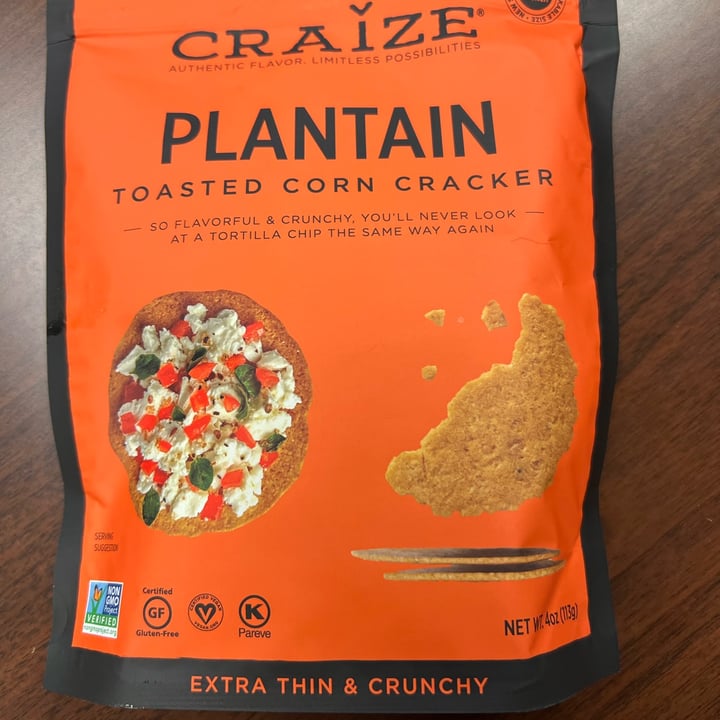 Craize Plantain Toasted Corn Crisps Review | abillion