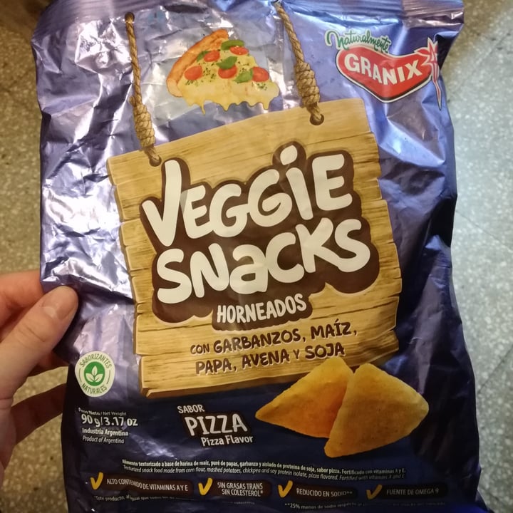 Granix Veggie Snacks sabor Pizza Review | abillion