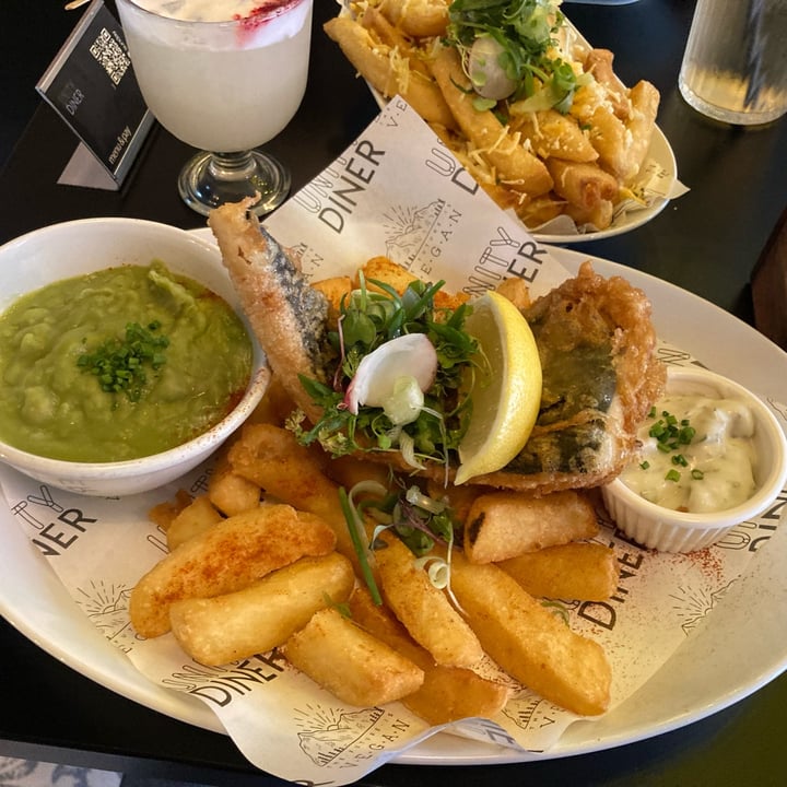 Unity Diner Spitalfields, United Kingdom The UD Tofish & Chips Review ...