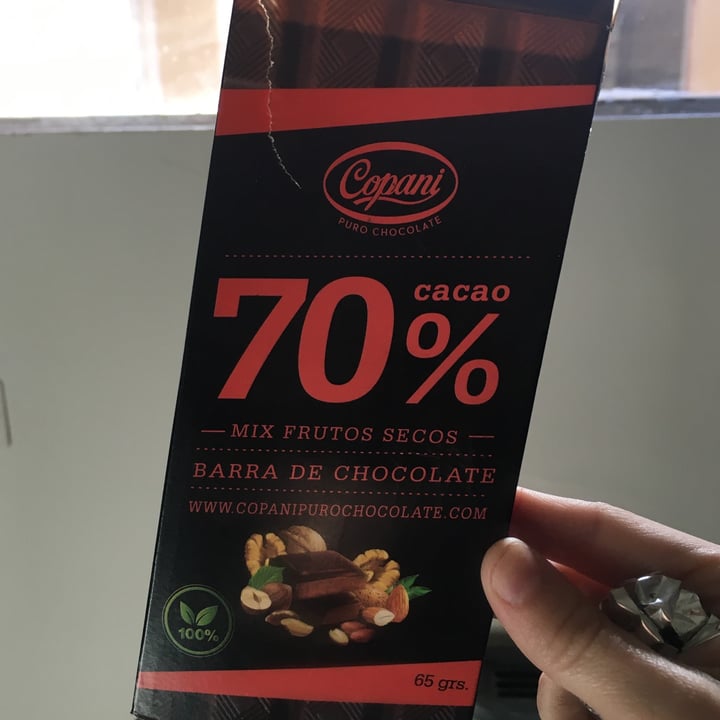 Copani Chocolate 70% cacao con frutos secos Review | abillion
