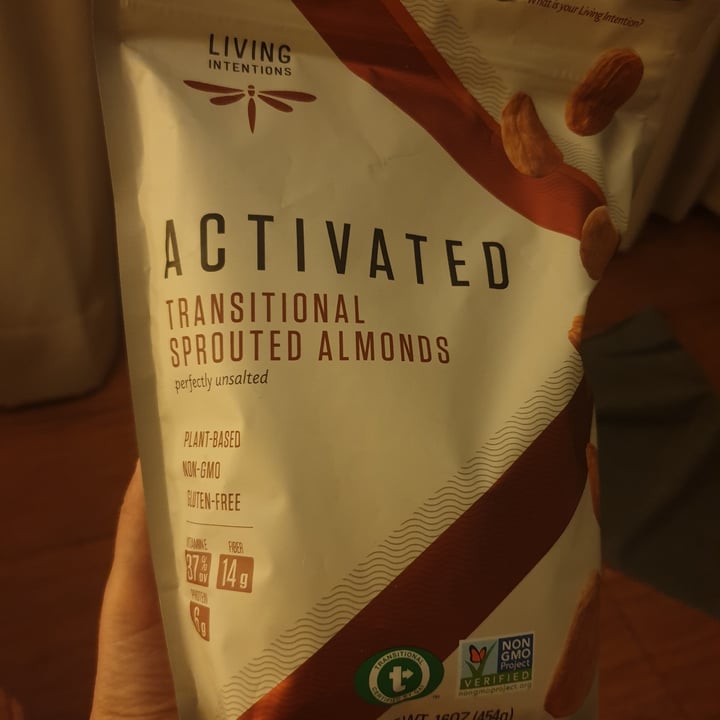 Living intentions Activated Transitional Sprouted Almonds Review | abillion