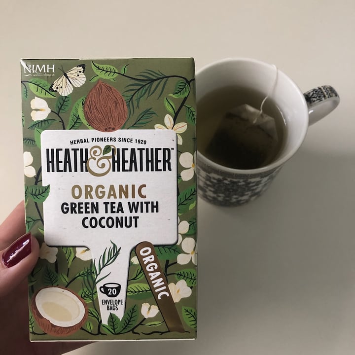 Heath & Heather Organic green tea with coconut Review | abillion