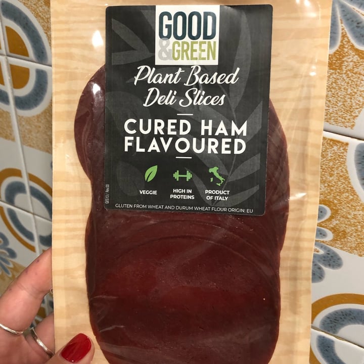 Good & Green Plant Based Deli Slices Cured Ham Flavoured Review | abillion