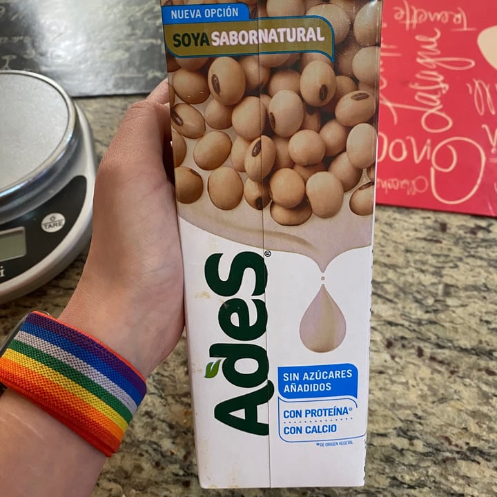 Ades Leche de Soya sabor Natural sin Azúcares Añadidos Review | abillion