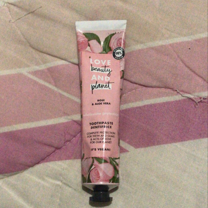 Love Beauty and Planet Rose & Aloe Vera Toothpaste Review | abillion
