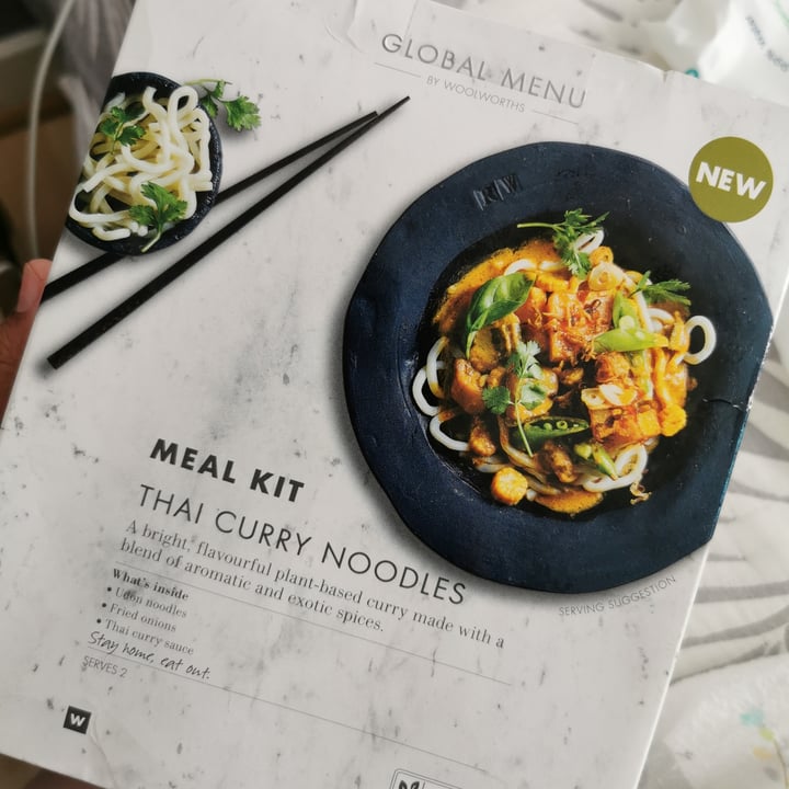 Woolworths Food Meal kit Thai Curry Noodles Review | abillion