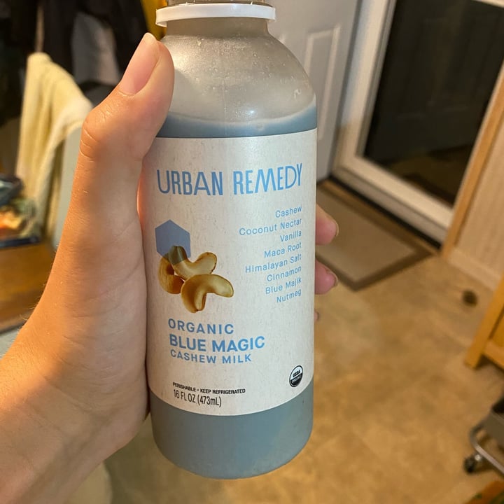Urban Remedy Blue Magic Cashew Milk Review | abillion