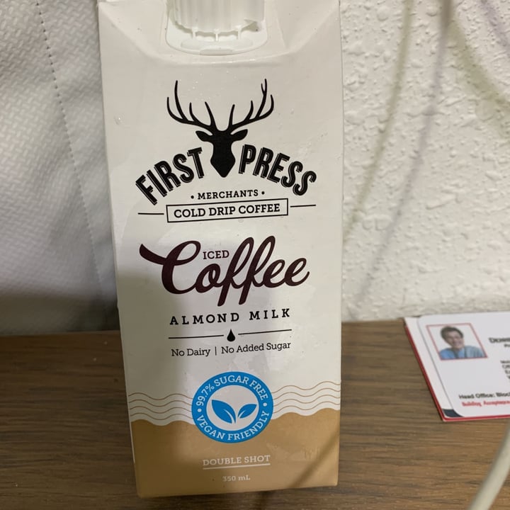 First press coffee Iced Coffee Almond Milk Review | abillion
