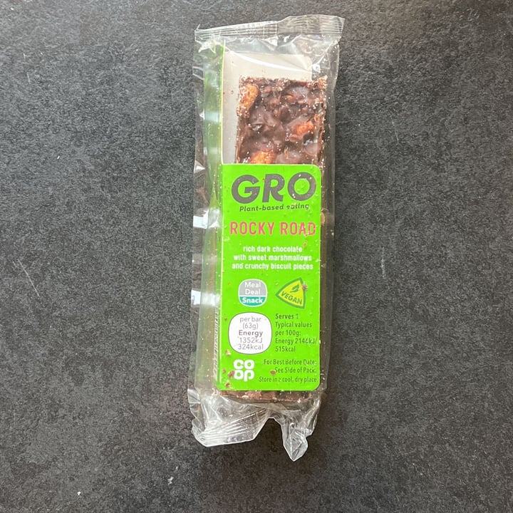 Gro (The Coop) Rocky Road chocolate bar Review | abillion