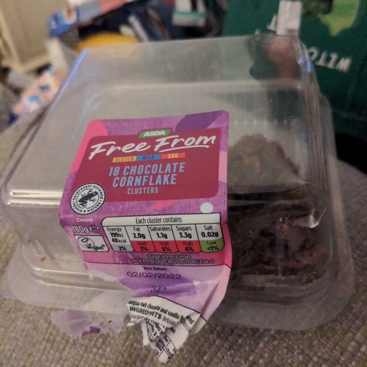 ASDA Chocolate cornflake clusters Review | abillion