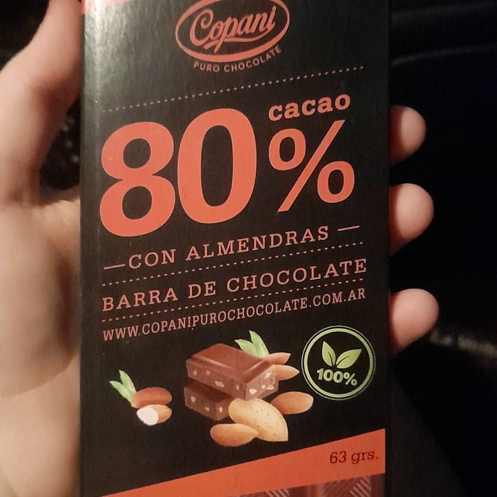 Copani chocolate 80% cacao con almendras Review | abillion