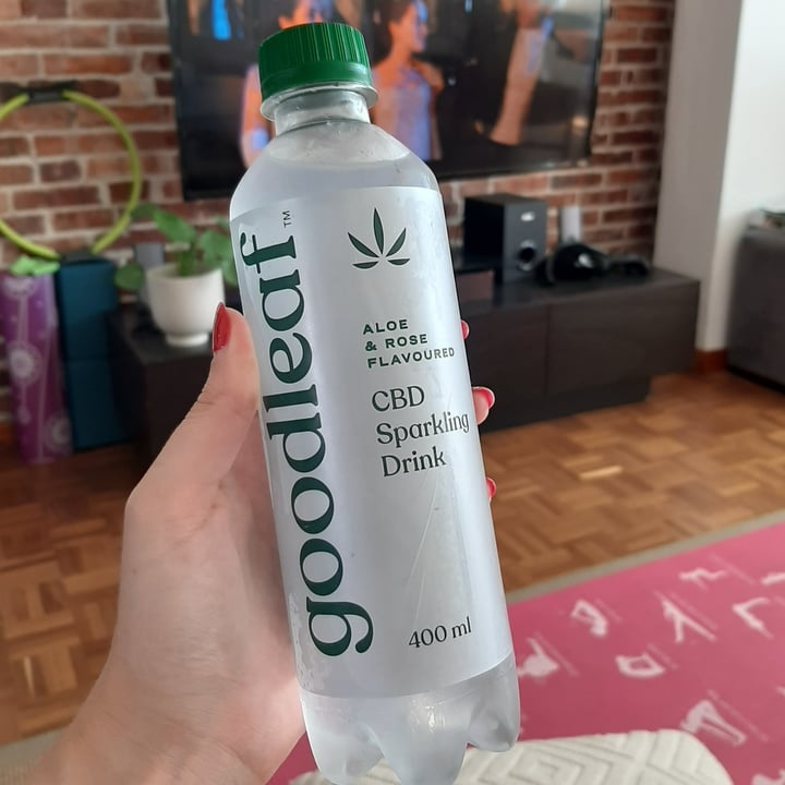Goodleaf CBD infused aloe rose sparkling water Review | abillion