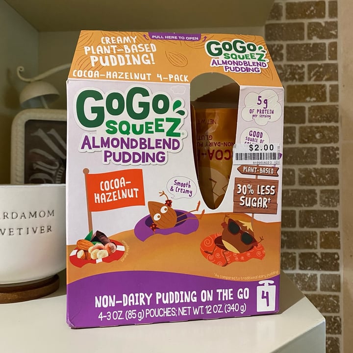 GoGo squeeZ Almond Blend Pudding - Cocoa Hazelnut Review | abillion