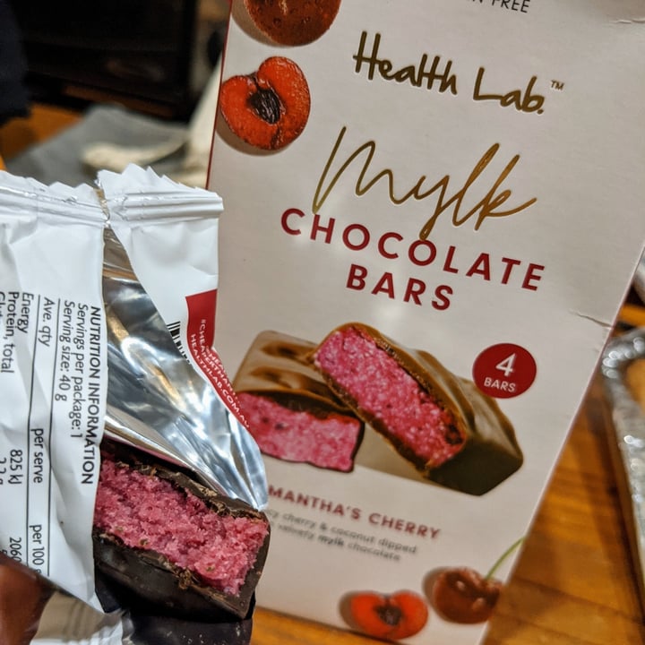 Health Lab Mylk Chocolate Bars: Samantha's Cherry Review | abillion