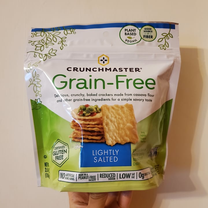 Crunchmaster Grain Free Lightly Salted Crackers Review | abillion