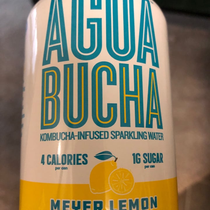 Agua bucha Meyer lemon kombucha-infused sparkling water Review | abillion
