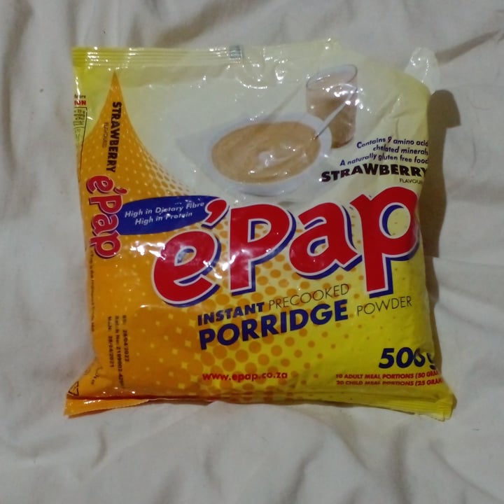 e'Pap Instant precooked porridge - Strawberry Review | abillion