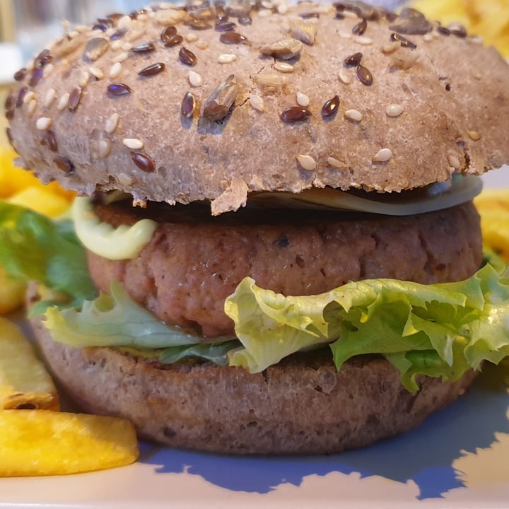 Il Vegano - Firenze Firenze, Italy Burger Vegano Con Patate Fritte Bio ...
