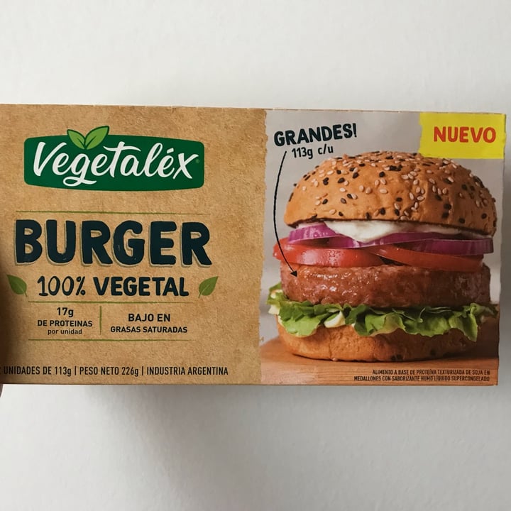 Vegetalex Burger 100% Vegetal Review | abillion