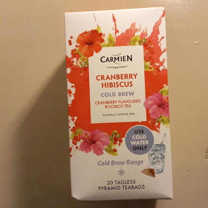 Carmien Cranberry Hibiscus (Cold brew) Rooibos tea Review | abillion