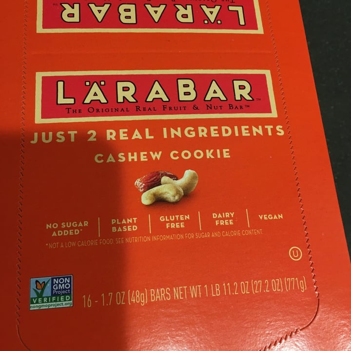 Larabar Cashew Cookie Bar Review | abillion