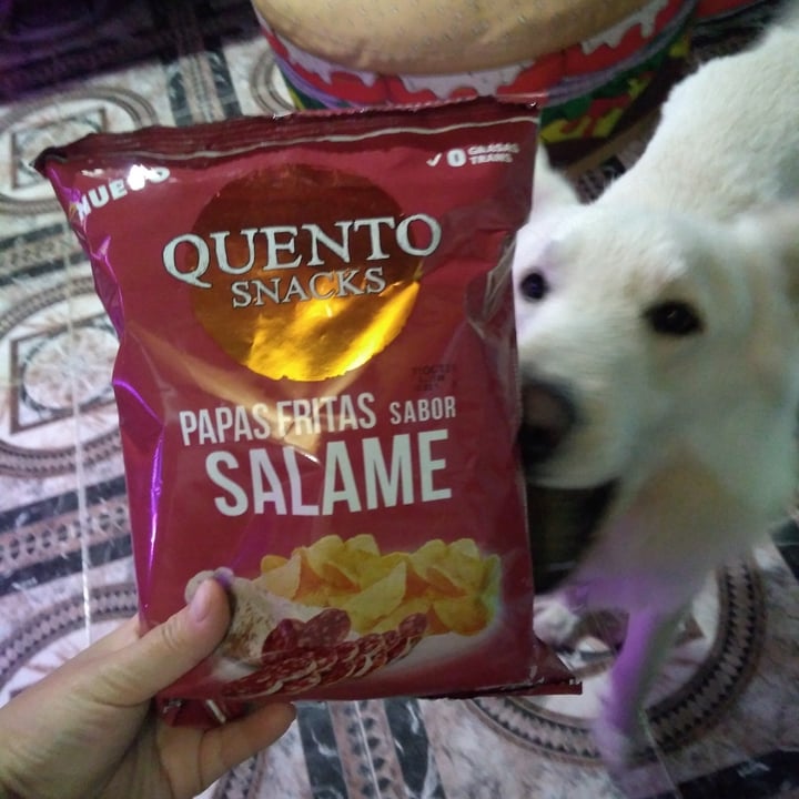 Quento Snacks Papas fritas sabor salame Review | abillion