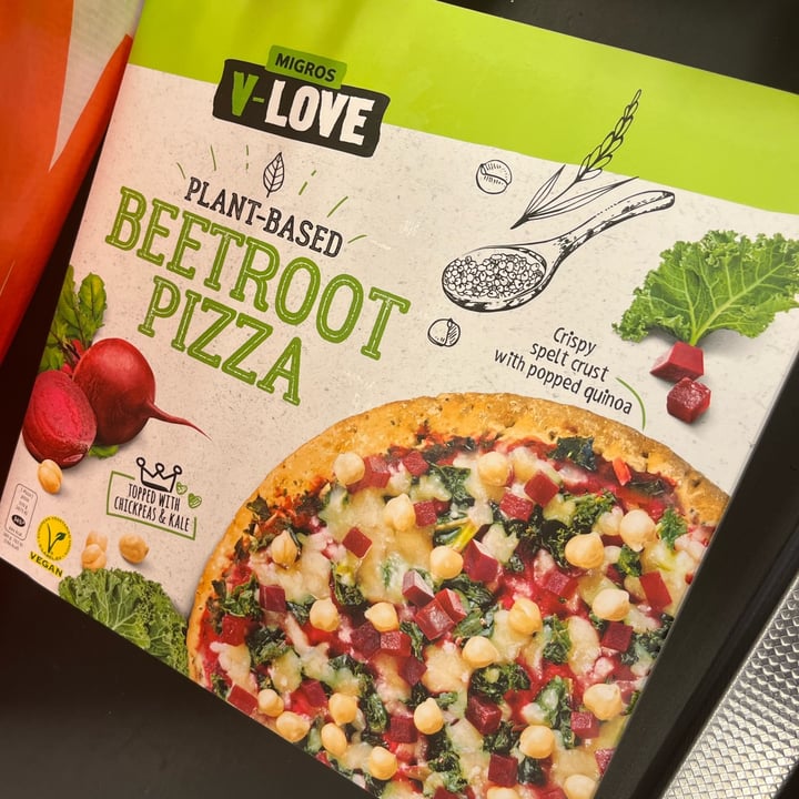 Migros V-Love Beetroot Pizza Review | abillion